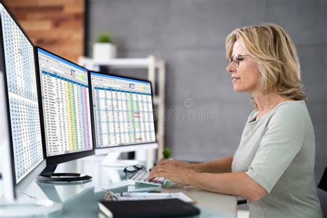 Medical Coding Bill Stock Image Image Of Woman Screen 253563711