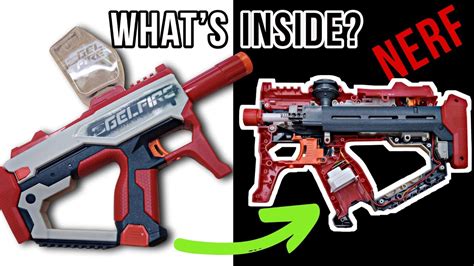 what s inside nerf gelfire mythic gel blaster how to take apart put back together splat ball