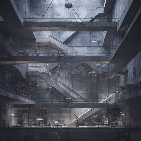 Abandoned Architectural Construct Stock Illustrations 12 Abandoned