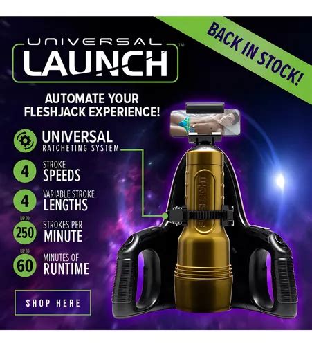 Fleshlight Universal Launch / Accesorio Para Masturbador Color Negro | MercadoLibre