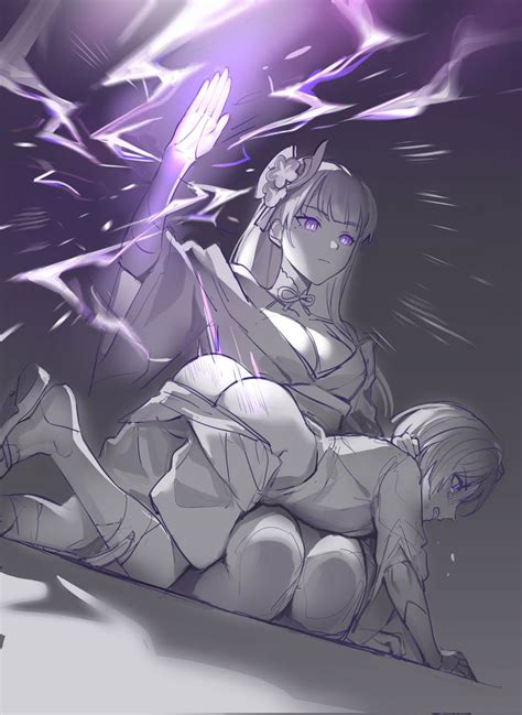 Raiden Shogun And Scaramouche Genshin Impact Drawn By Brickbricktyan Danbooru