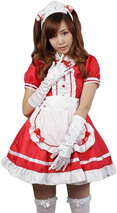 French Maid Fancy Dress Set Anime Cosplay Costume French Maid Outfit