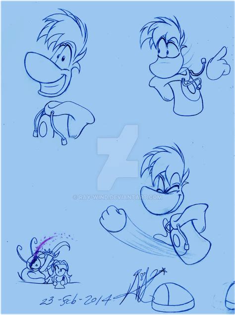 Rayman Sketches By Ray Wind On Deviantart