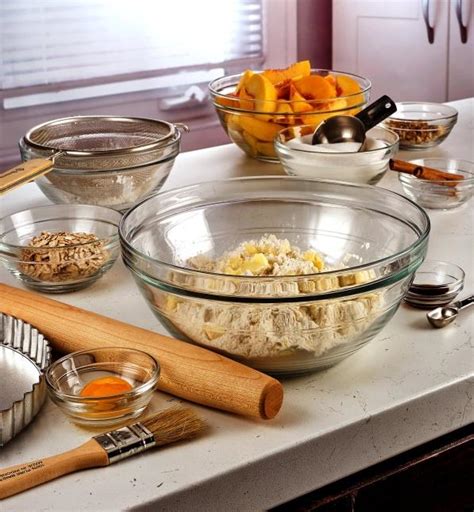 9 Piece Set Of Duralex Glass Bowls Lee Valley Tools