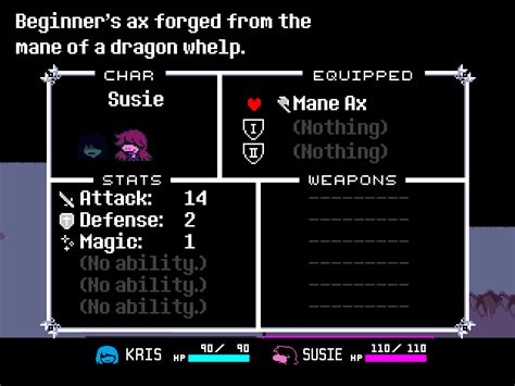Mane Ax The Deltarune Wiki