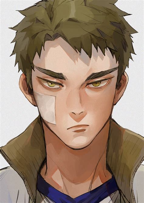 Ushijima Wakatoshi Haikyuu Drawn By Hksmithman Danbooru