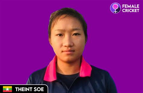 Who Is Theint Theint Soe Bio Stats Myanmar Player Female Cricket
