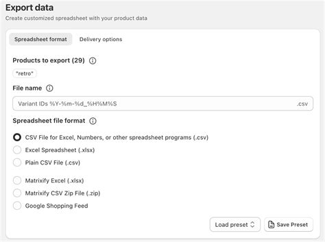 custom file names for exports ablestar help center
