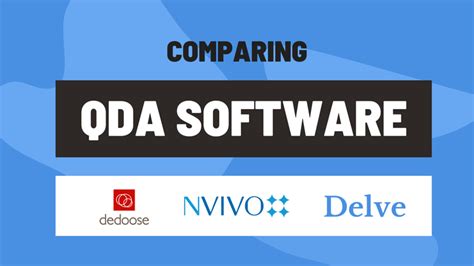 Dedoose Vs Nvivo Vs Delve Whats The Best Qualitative Data Analysis Software — Delve