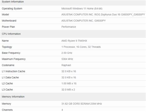 AMDs Ryzen 9 7945HX 16 Core Laptop CPU Edged Out Intels 13th Gen Core