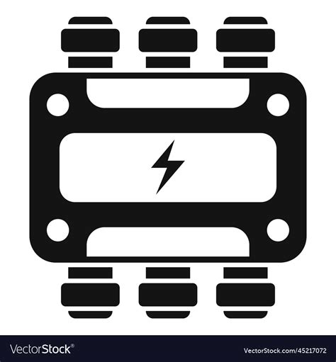 Junction Box Equipment Icon Simple Royalty Free Vector Image