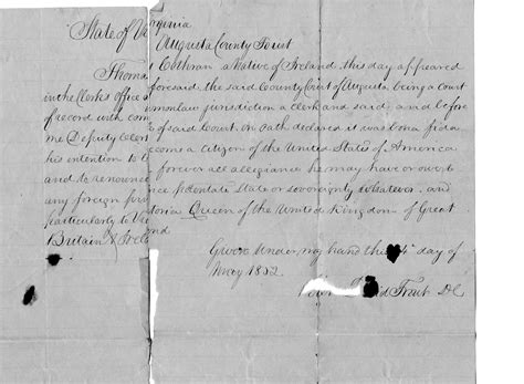 Thomas Cothran Ireland 1852 Augusta County Circuit Court Free Download Borrow And