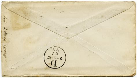 Printable Old Looking Envelope