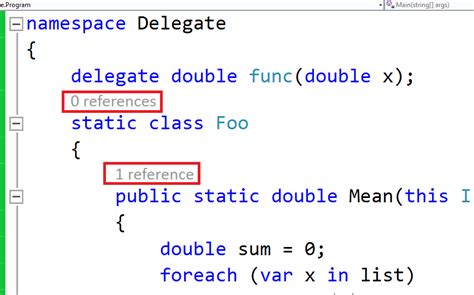 C How To Hide Reference Labels On The Code Editor Of Vs 2013