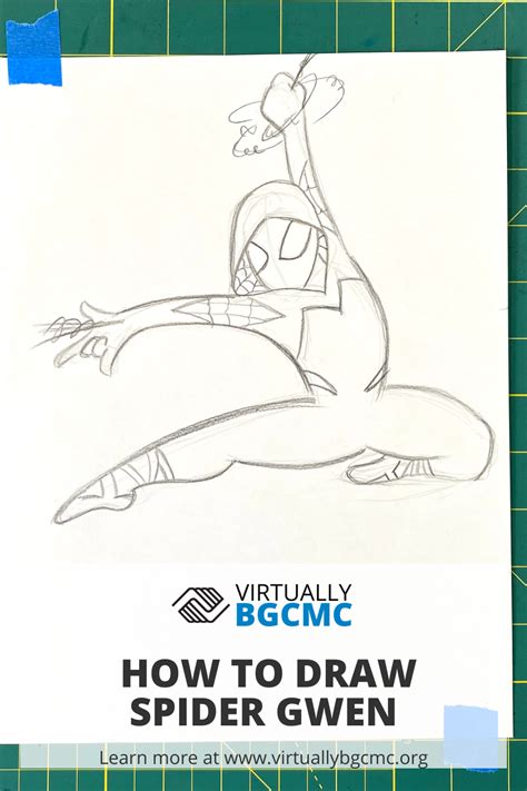 Learn To Draw Spider Gwen Step By Step Tutorial