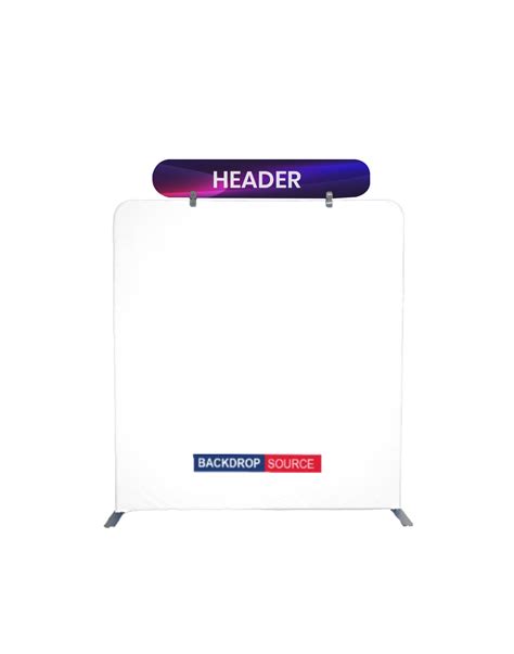 Oval Tension Fabric Header Display Backdropsource Au