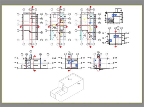 Casa Habitacion 2 Niveles En Autocad Descargar Cad Gratis 29646 Kb