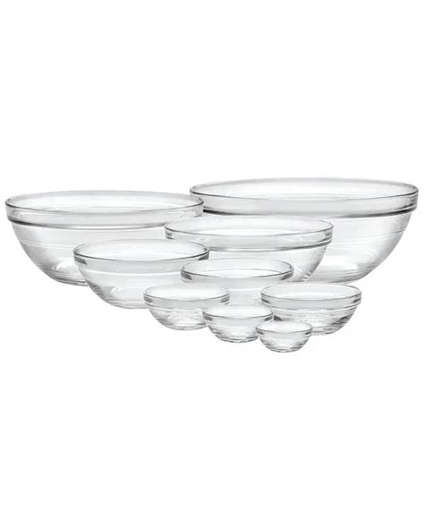 Buy Duralex Gigogne Stackable 9pc Mixing Bowl Set Nocolor At 56 Off