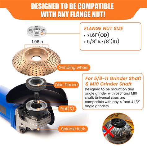 목재 그라인딩 휠 세트 4in 또는 4 12in 앵글 그라인더 그라인더 휠 쉐이핑 디스크 부착 나무 조각 디스크 체인 디스크 5 피스 연마 도구