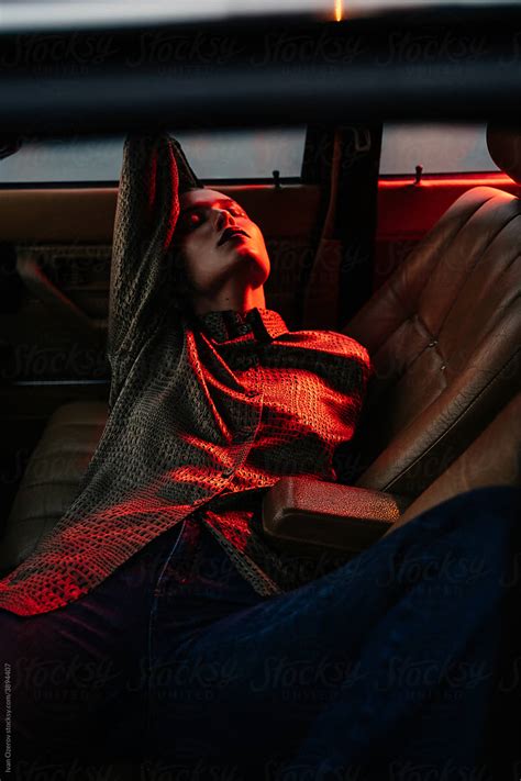 Woman In Car By Stocksy Contributor Ivan Ozerov Stocksy