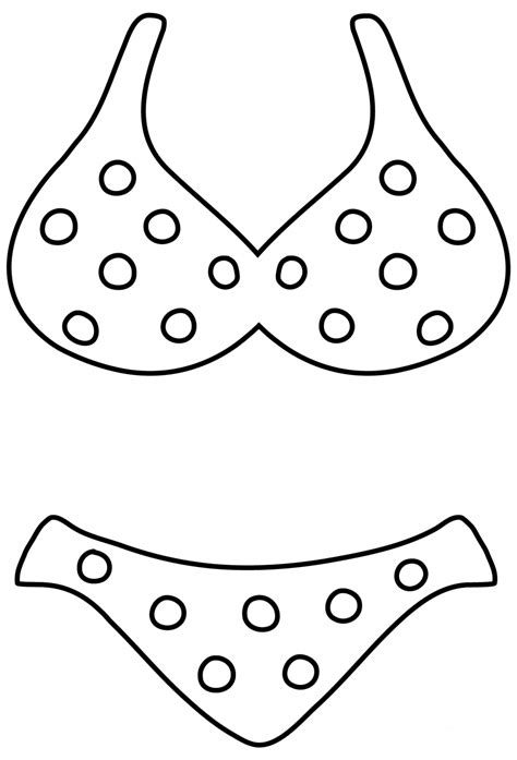 Bikini Emoji Coloring Page Free Printable Coloring Page Coloring Home