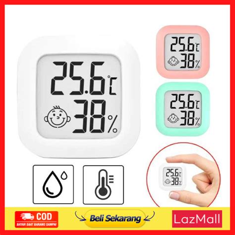 Thermometer Hygrometer Digital LCD Display CX 0726 Alat Ukur Suhu Ruangan Digital Otomatis