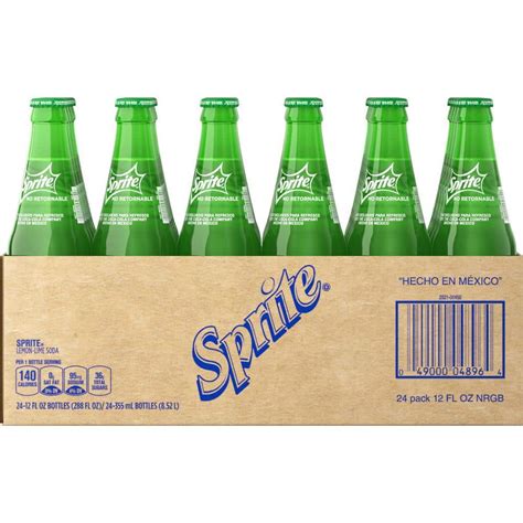 Sprite Kan 2024 Jul Sprite 355 Ml Mexico Glass Bottles 24 Pack