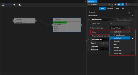 Advanced Features Node System Parameters And Conditions