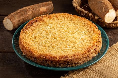 Premium Photo Delicious Cassava Cake On The Table