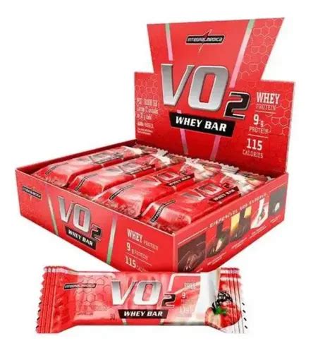 Integralmédica Vo2 Proteína Whey Bar Barra Morango Mercadolivre