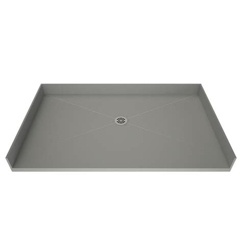 Tile Redi Redi Free 34 In X 48 In Barrier Free Shower Base In Grey