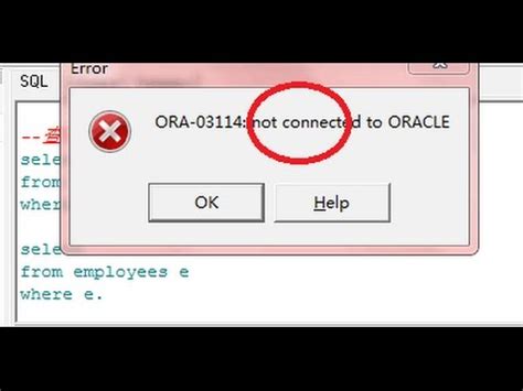ORACLE NOT CONNECTED Problem SOLVED YouTube