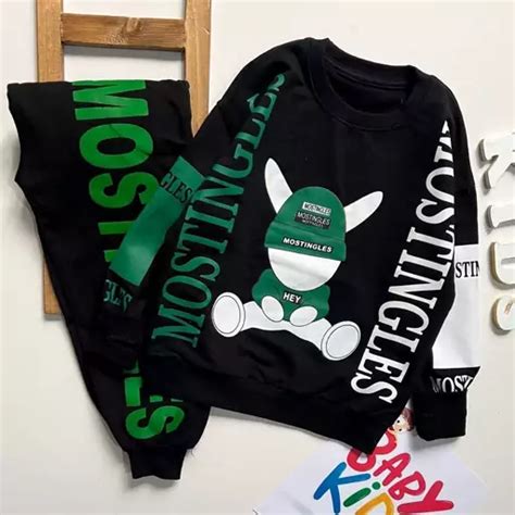 خرید و قیمت ست بلوز شلوار بچگانه پسرانه و غ اسپورت فینگردار چاپ دار جنس