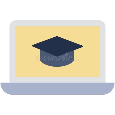 Online Education Isolated Vector Icon Which Can Easily Modify Or Edit