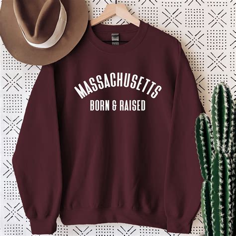 Massachusetts Sweatshirt Massachusetts Shirt Massachusetts Etsy Uk