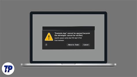 Fix ‘cannot Be Opened Because The Developer Cannot Be Verified Error