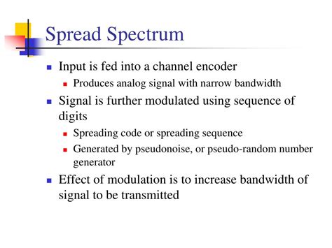 Ppt Spread Spectrum Powerpoint Presentation Free Download Id3698967
