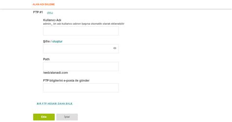 Vesta Panel Domain Adding Ilinerteknoloji