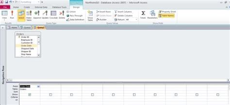 Review Data From Tables In Access 2010