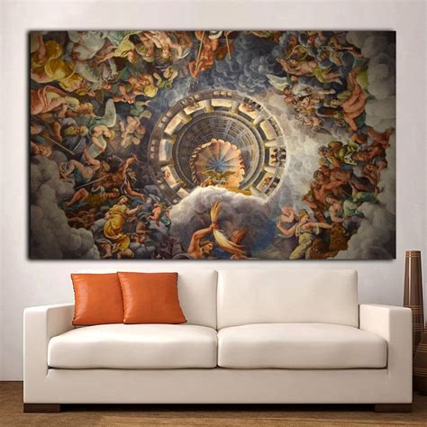 Giulio Romano Ceiling Of The Giants Chamber Canvas Wall Art