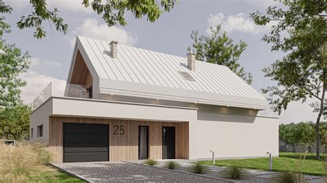 Projekt domu Nasza Stodoła S Powiększona wersja szkieletowa TUR m²