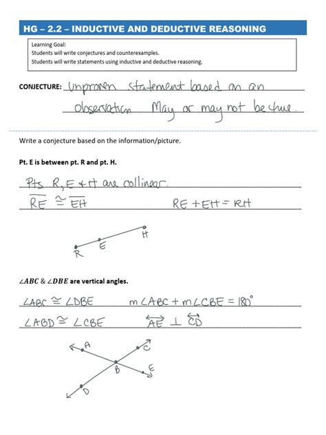 Hg Sect 22 Inductive And Deductive Reasoning Complete Pdf