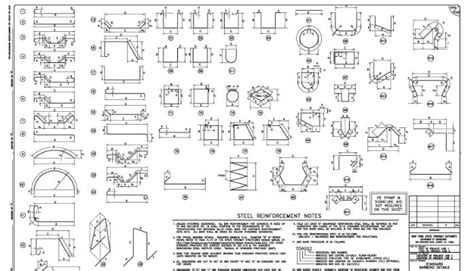 Standard Crsi Reinforcing Steel Bar Bend Details