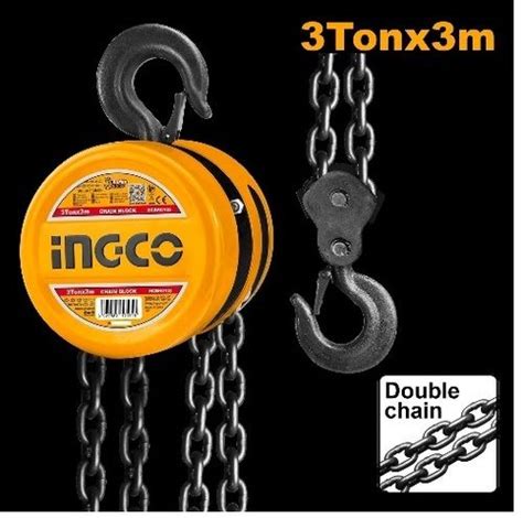 Ingco Hcbk0103 Chain Block 3 Ton At 7015 00 Inr In Gurugram Sourcing