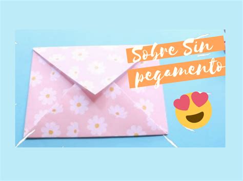 Como Hacer Un Sobre Sin Pegamento 😍 【diy】origami