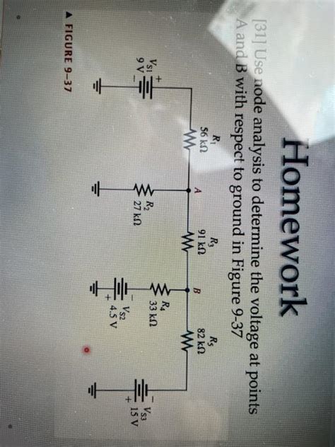 Solved Homework [31] Use Node Analysis To Determine The