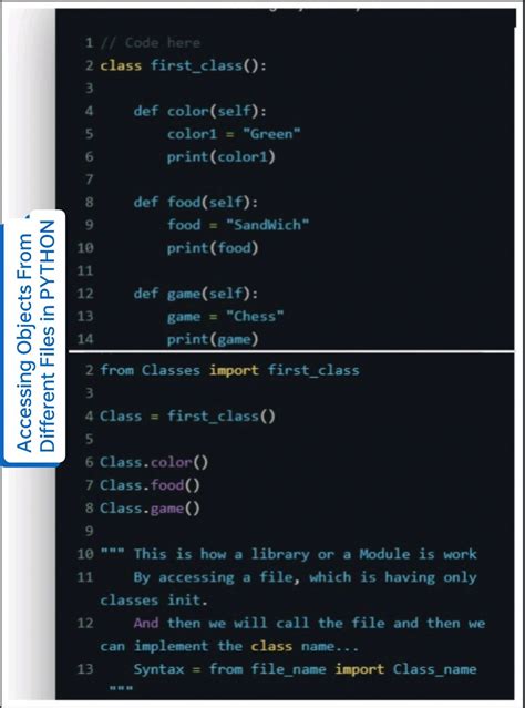 How To Access Objects From Different Files In Python Venkata Sanjeeva Kuntumalla Posted On The