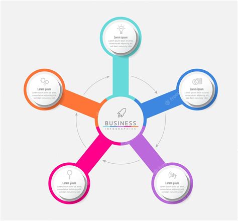Premium Vector Connecting Steps Business Infographic Template