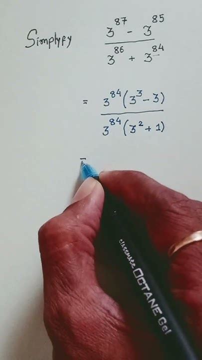 Simplification Maths Problem Maths Mathematics Simplification Youtube