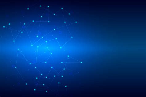 점과 선 분자 입자와 원자 다각형 선형 디지털 질감 기술과 과학 개념 그림 추상적인 미래 배경 3차원 형태에 대한 스톡 벡터 아트 및 기타 이미지 Istock